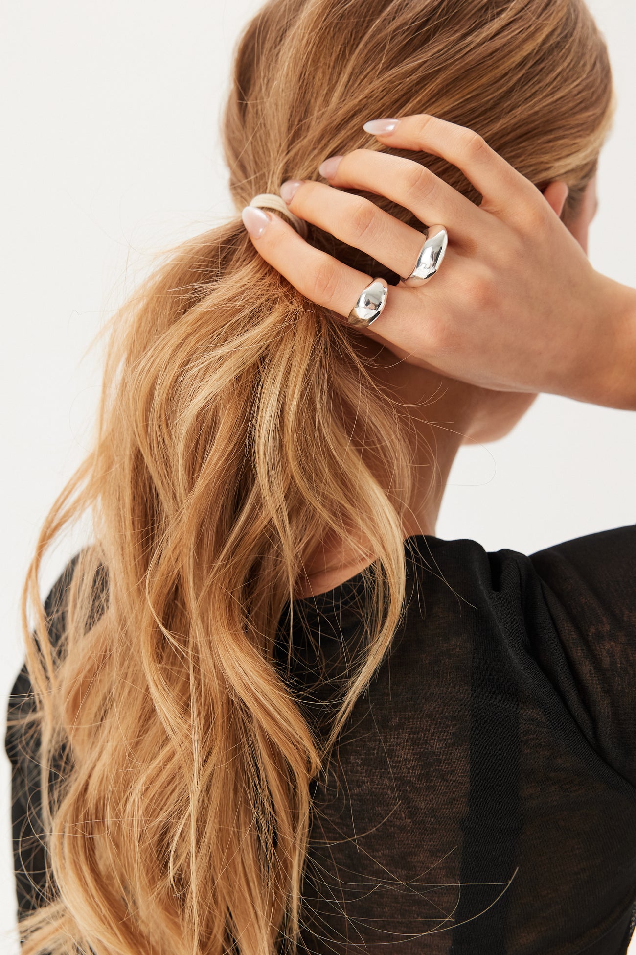 Pilgrim – Dune Rings, 2-in-1 Set, Silver – Accessories – Silver
