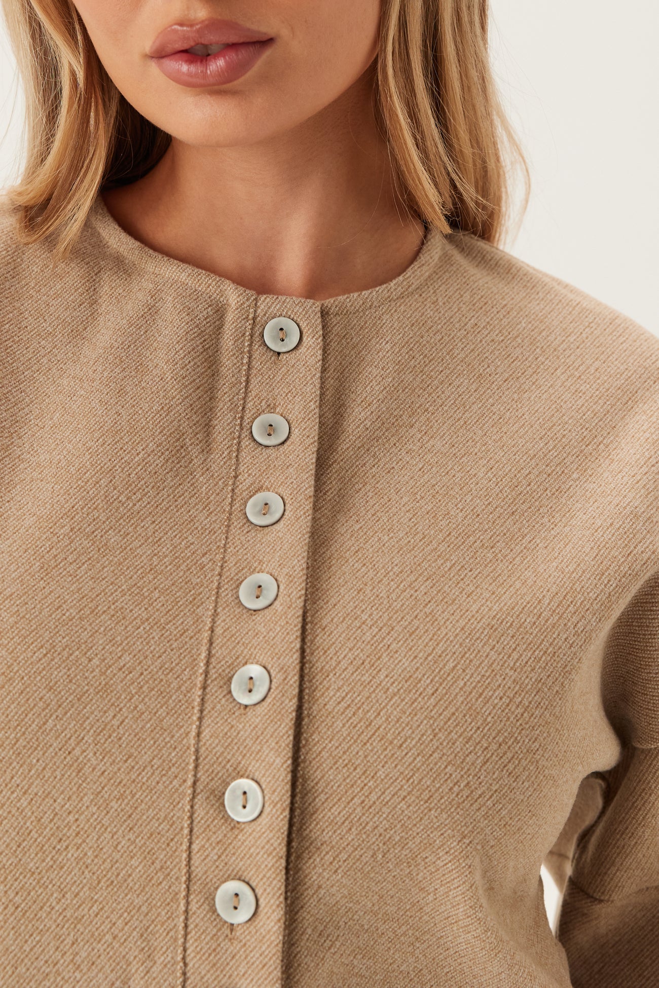 Vero moda - VERO MODA - Vmklea Ls O-neck Cardigan Silver Mink Detail ...